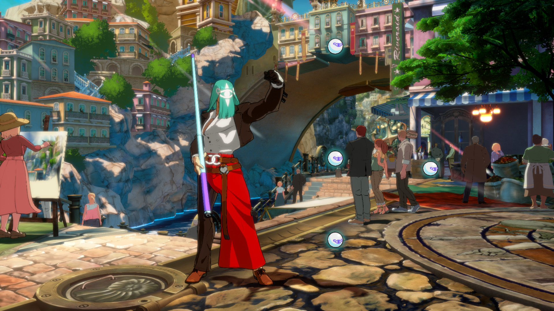 Remy Venom and Q Robo-Ky from Street Fighter III Mod for GUILTY GEAR ...