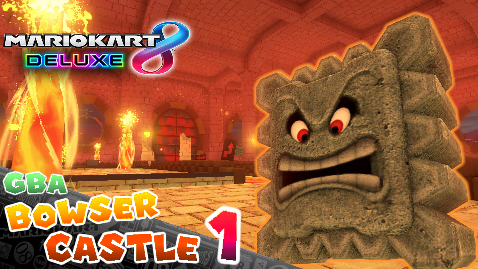 GBA Bowser Castle 1 Mod for Mario Kart 8 Deluxe | MK8D Mods