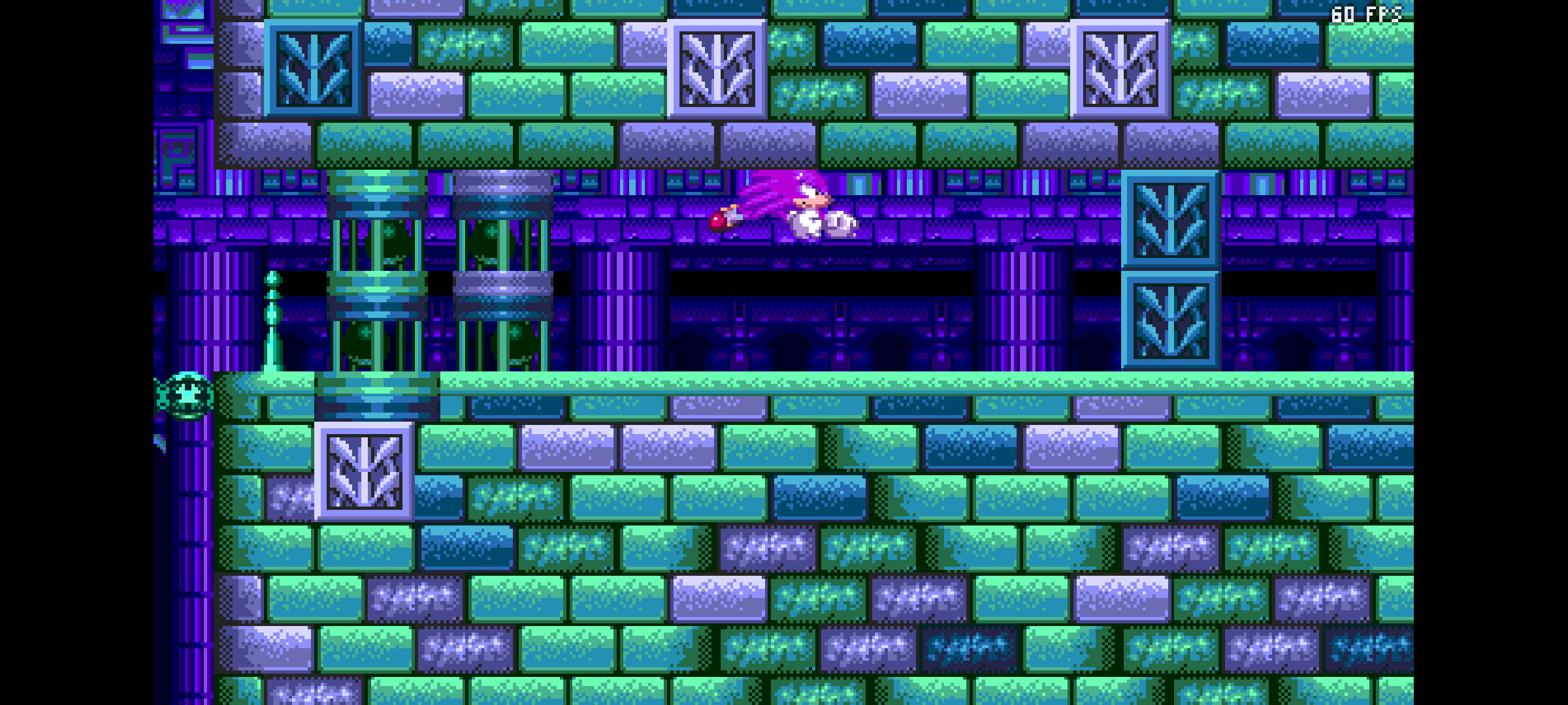 Knuckles Glides upwards on underwater Mod for Sonic 3 A.I.R. | S3AIR Mods