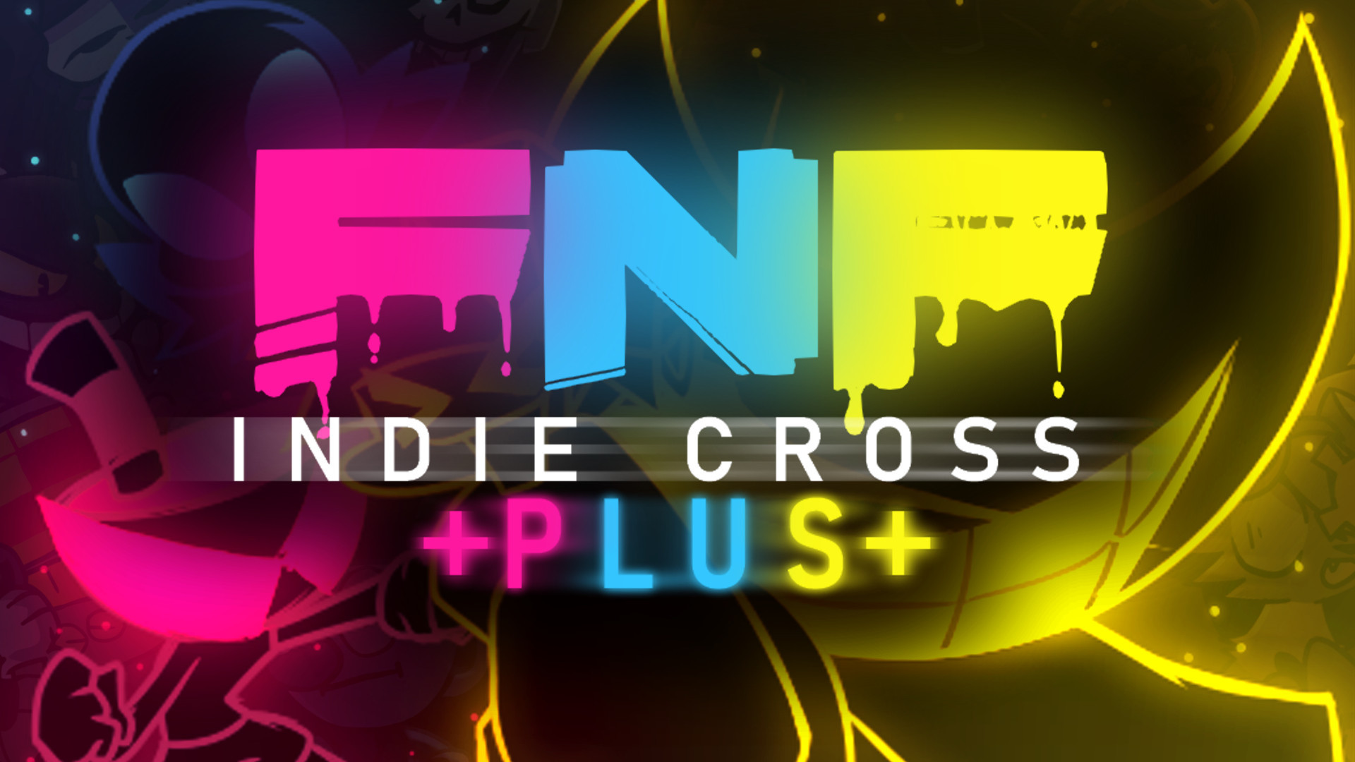 [SENSITIVE CONTENT] Indie Cross Plus Psych Online Optimized Mod for Friday Night Funkin' | FNF Mods