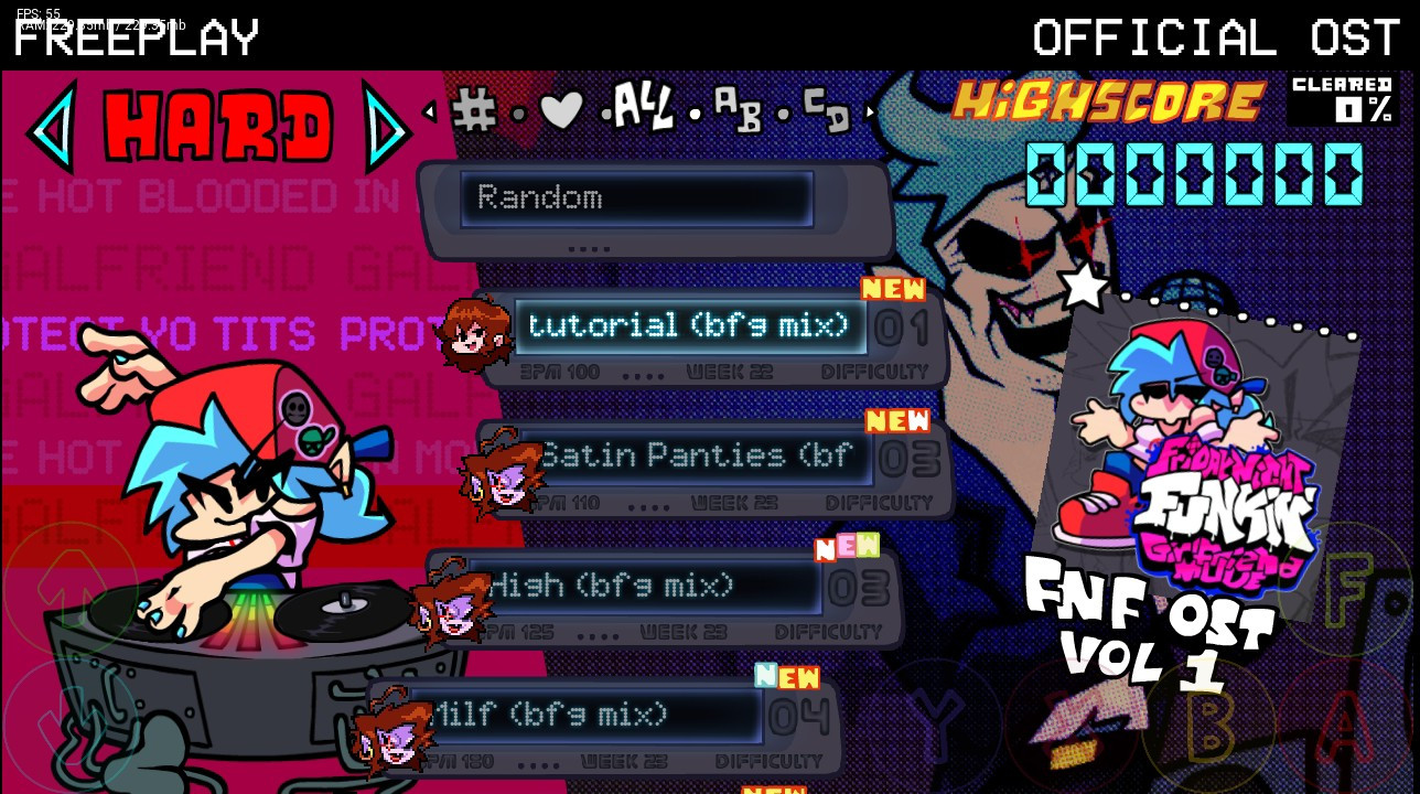 FNF : GIRLFRIEND MODE PORT PSYCH ENGINE P-SLICE Mod for Friday Night ...