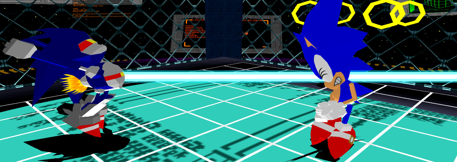 Mecha Sonic Mk2 in Sonic the Fighters Mod for Sonic The Fighters | STF Mods