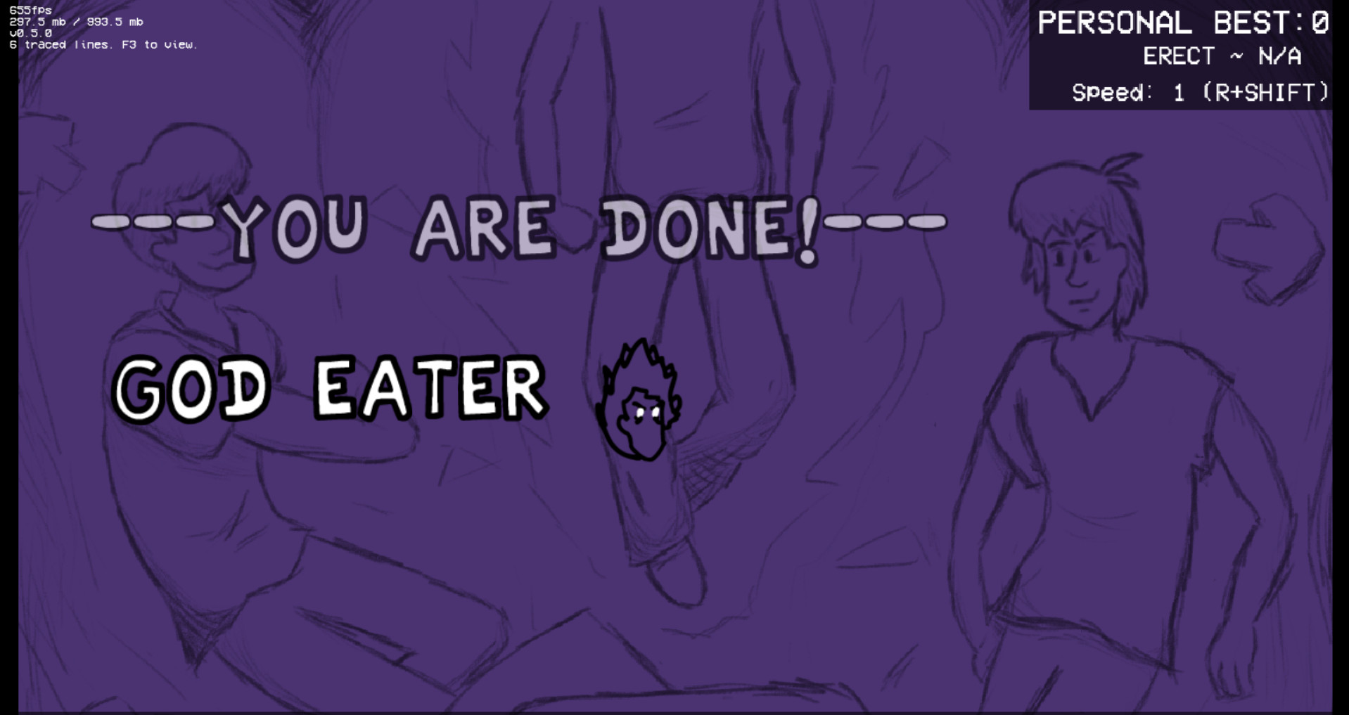 FNF' Vs. Shaggy God Eater (Erect REMIX) Mod for Friday Night Funkin' | FNF Mods