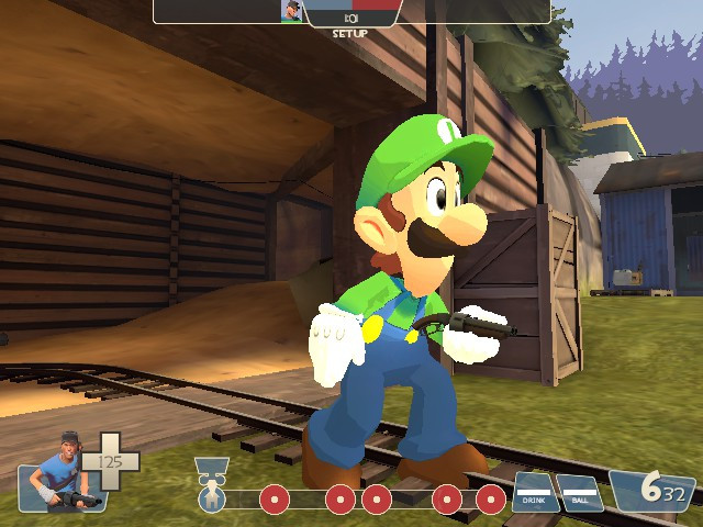 Luigi Mod for Team Fortress 2 | TF2 Mods