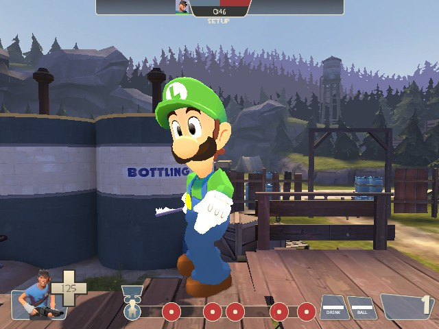 Luigi Mod for Team Fortress 2 | TF2 Mods