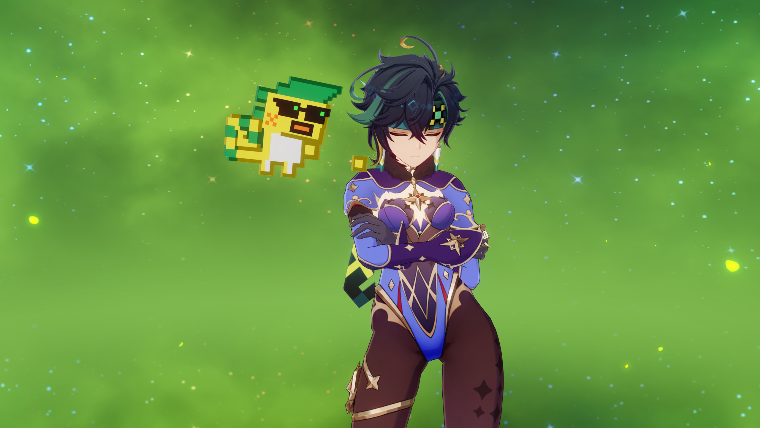 kinich mona outfit Mod for Genshin Impact | GI Mods