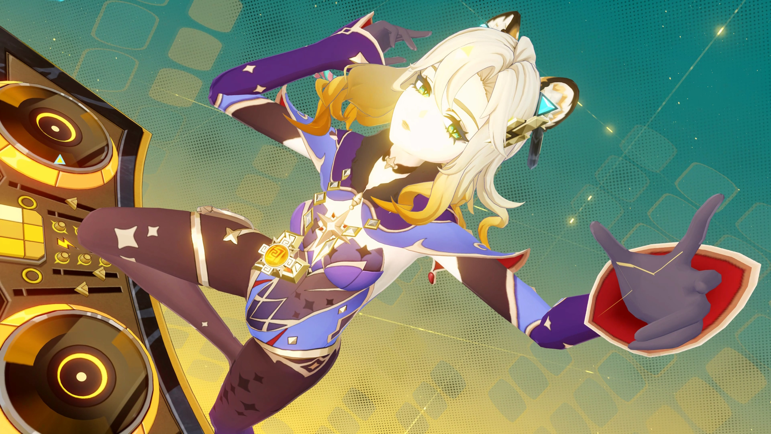 Xilonen mona outfit(+no skate, white face) Mod for Genshin Impact | GI Mods