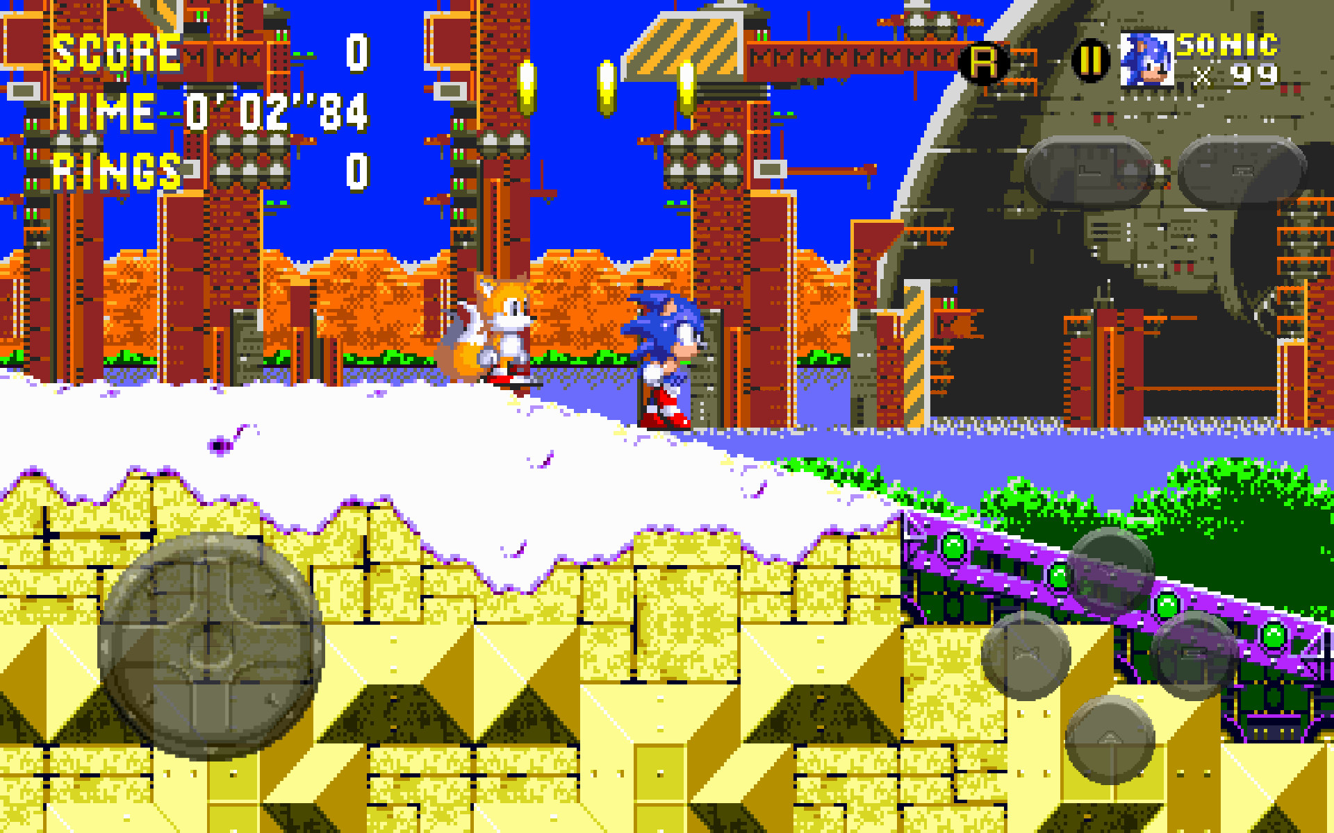 (STT 16-bits)Sonic CD & Mania TouchControl Mod for Sonic 3 A.I.R ...