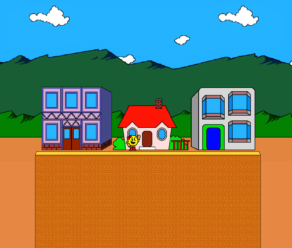 Pac-Street over Pac-Land Mod for Super Smash Bros. Ultimate | SSBU Mods