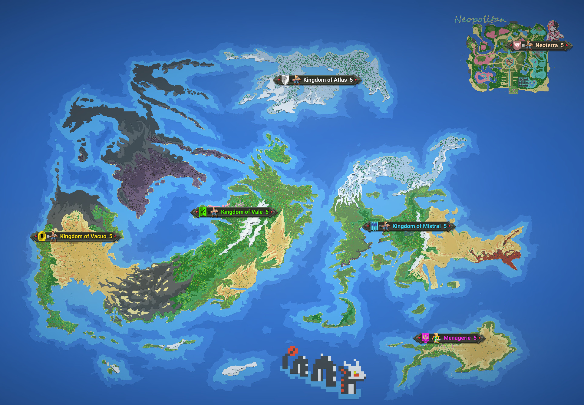 (35x25) Remnant RWBY: Remnaissance v2.00 Mod for WorldBox | WorldBox Mods