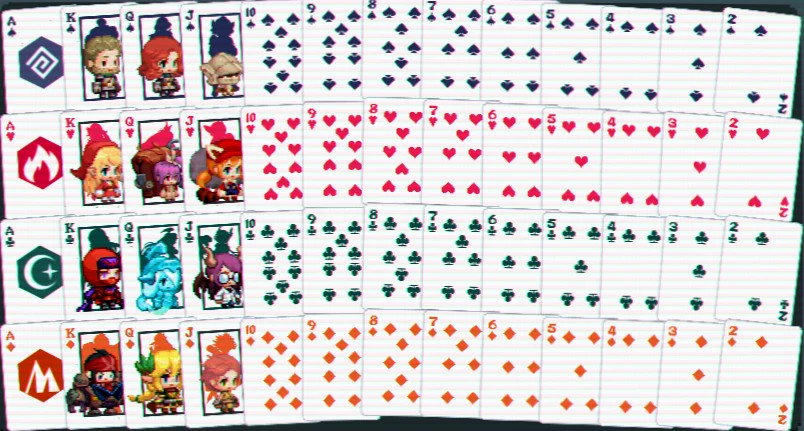 Guardian Tales hero's cards deck Mod for Balatro | Balatro Mods