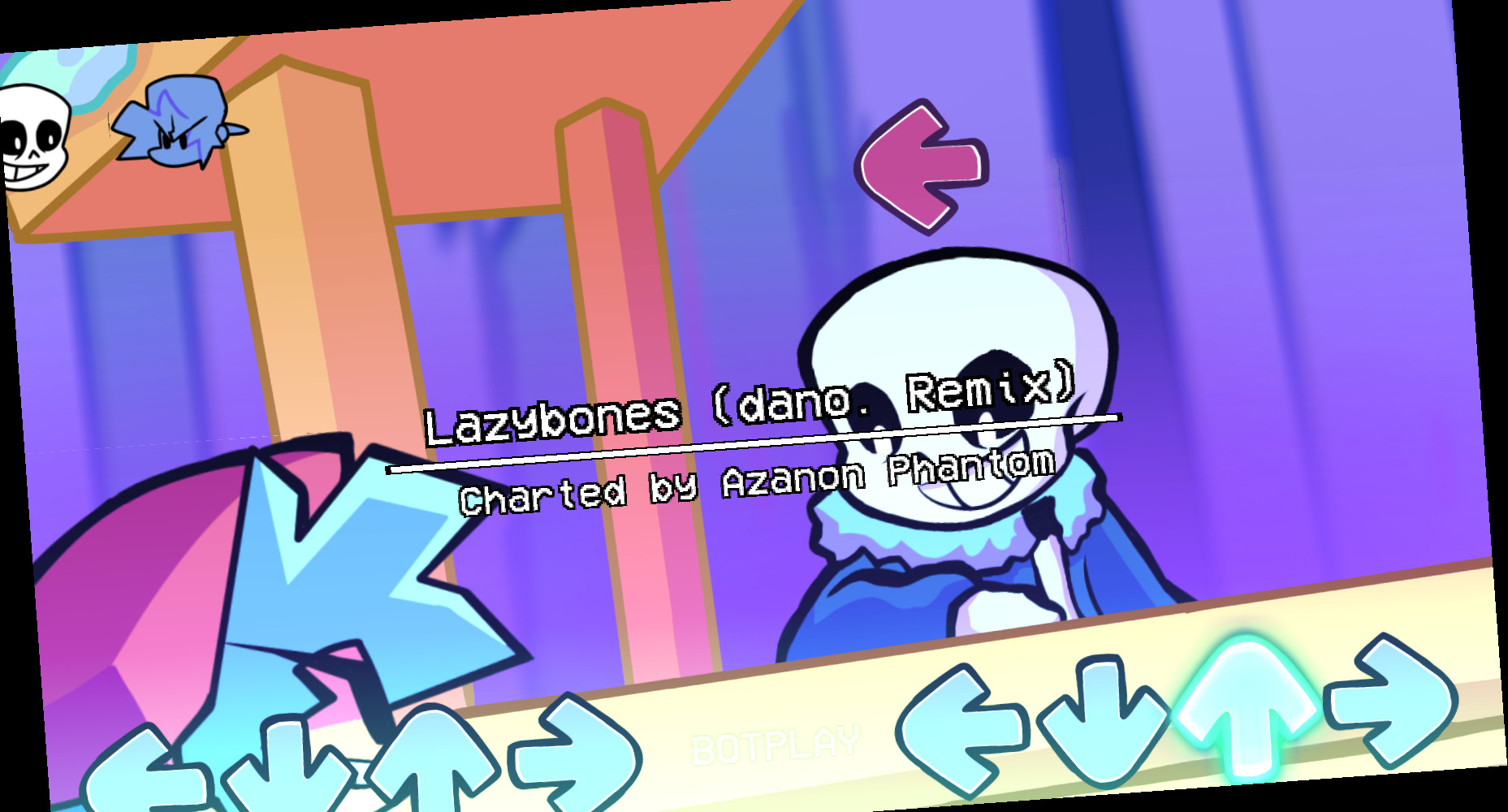 FNF X Undertale ONE SHOT || Lazybones Remixed Mod for Friday Night ...