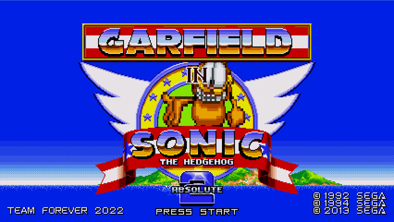 Garfield 2 Absolute Mod for Sonic The Hedgehog 2 Absolute | S2A Mods