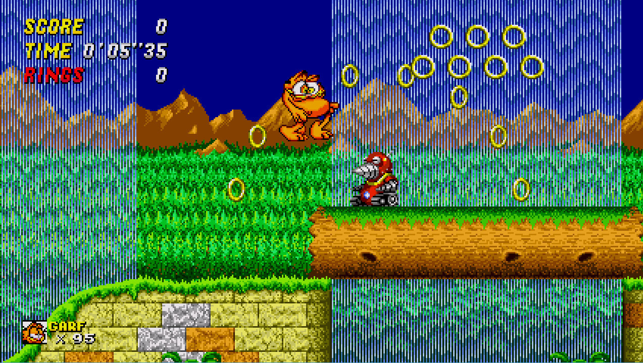 Garfield 2 Absolute Mod for Sonic The Hedgehog 2 Absolute | S2A Mods