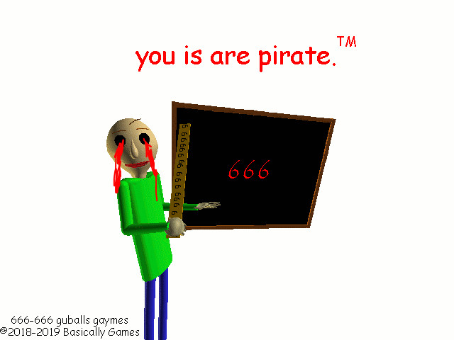 BALDI ANTIPIRACY Mod for Baldi's Basics | Baldi Mods