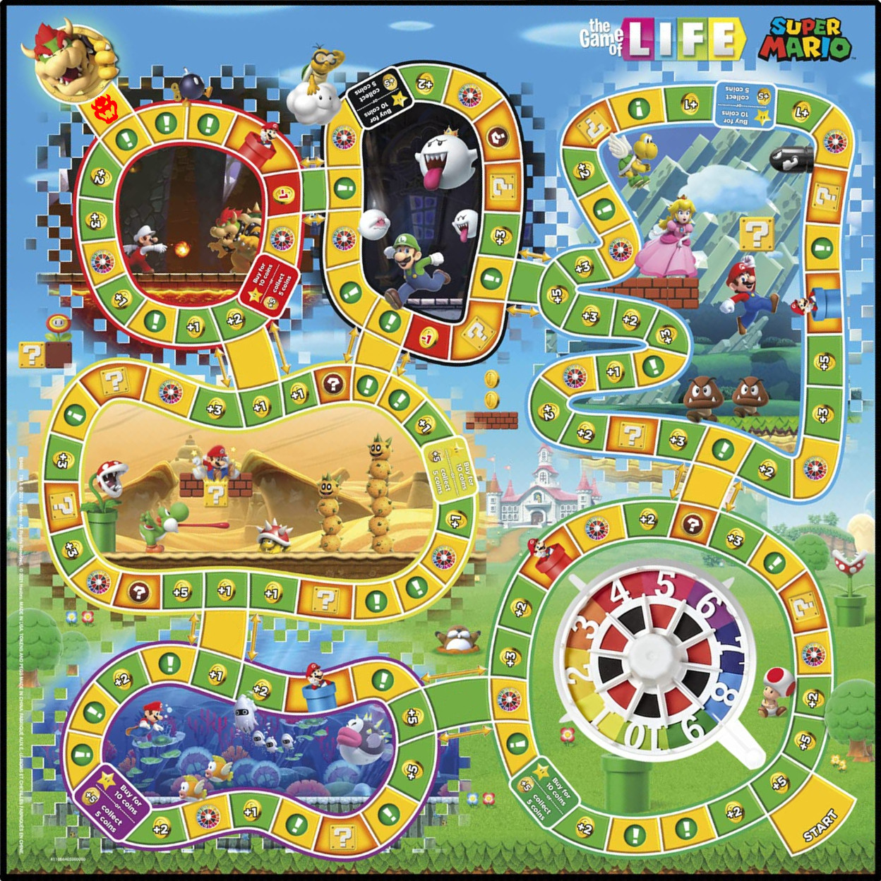Game of Life: Super Mario Mod for Party Project | PProject Mods