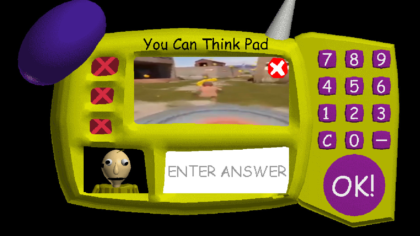 the scary yellow dude Mod for Baldi's Basics | Baldi Mods