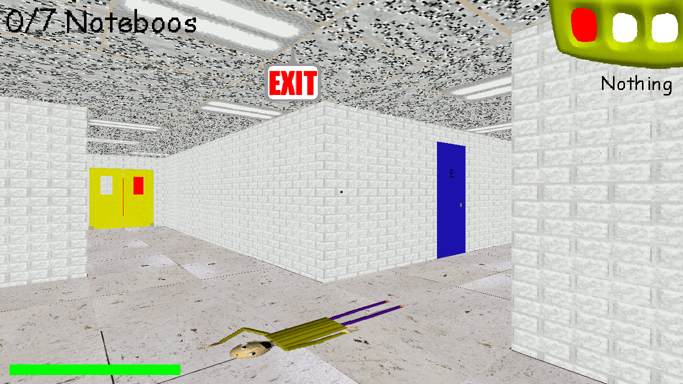 the scary yellow dude Mod for Baldi's Basics | Baldi Mods