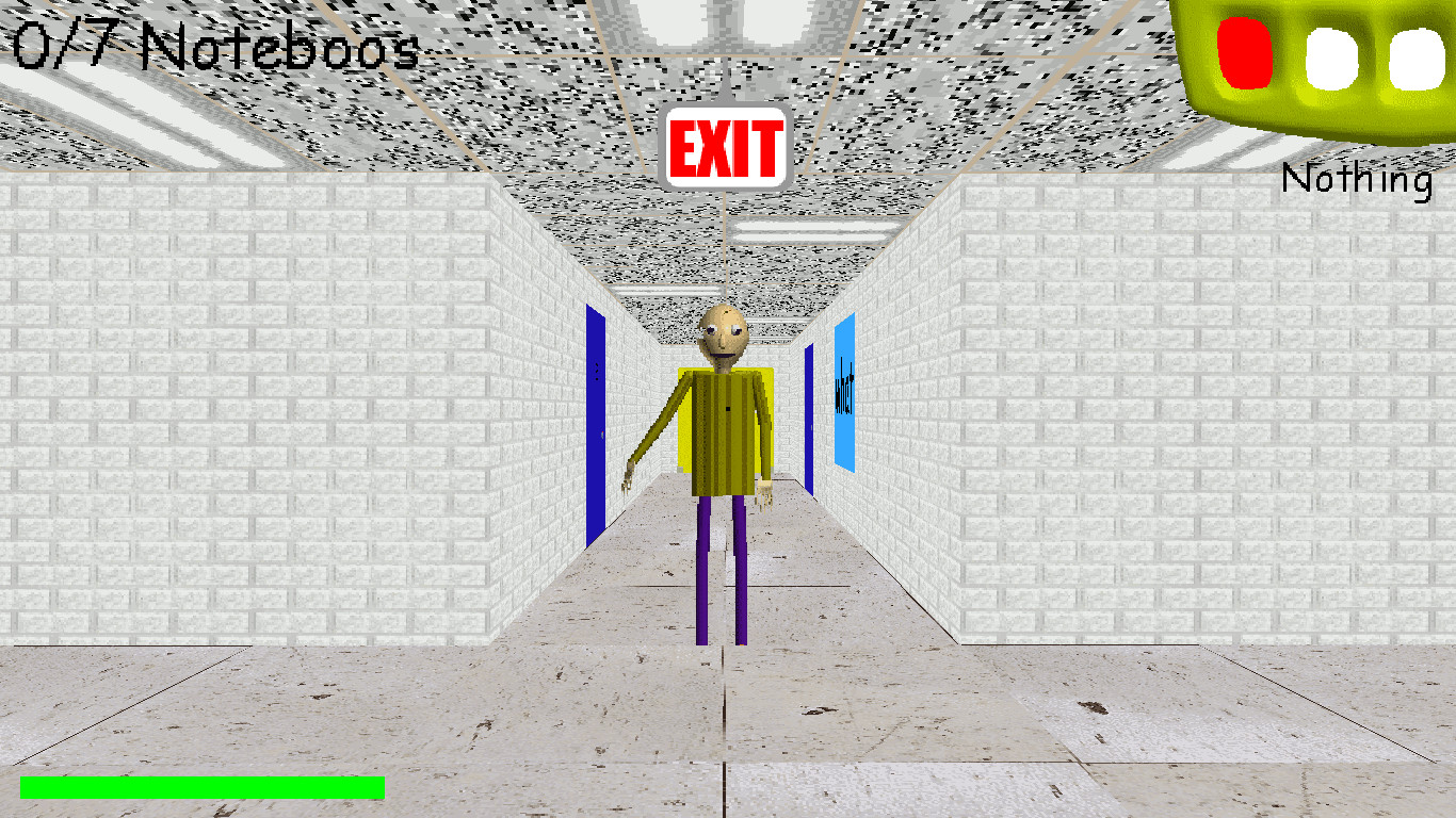 the scary yellow dude Mod for Baldi's Basics | Baldi Mods