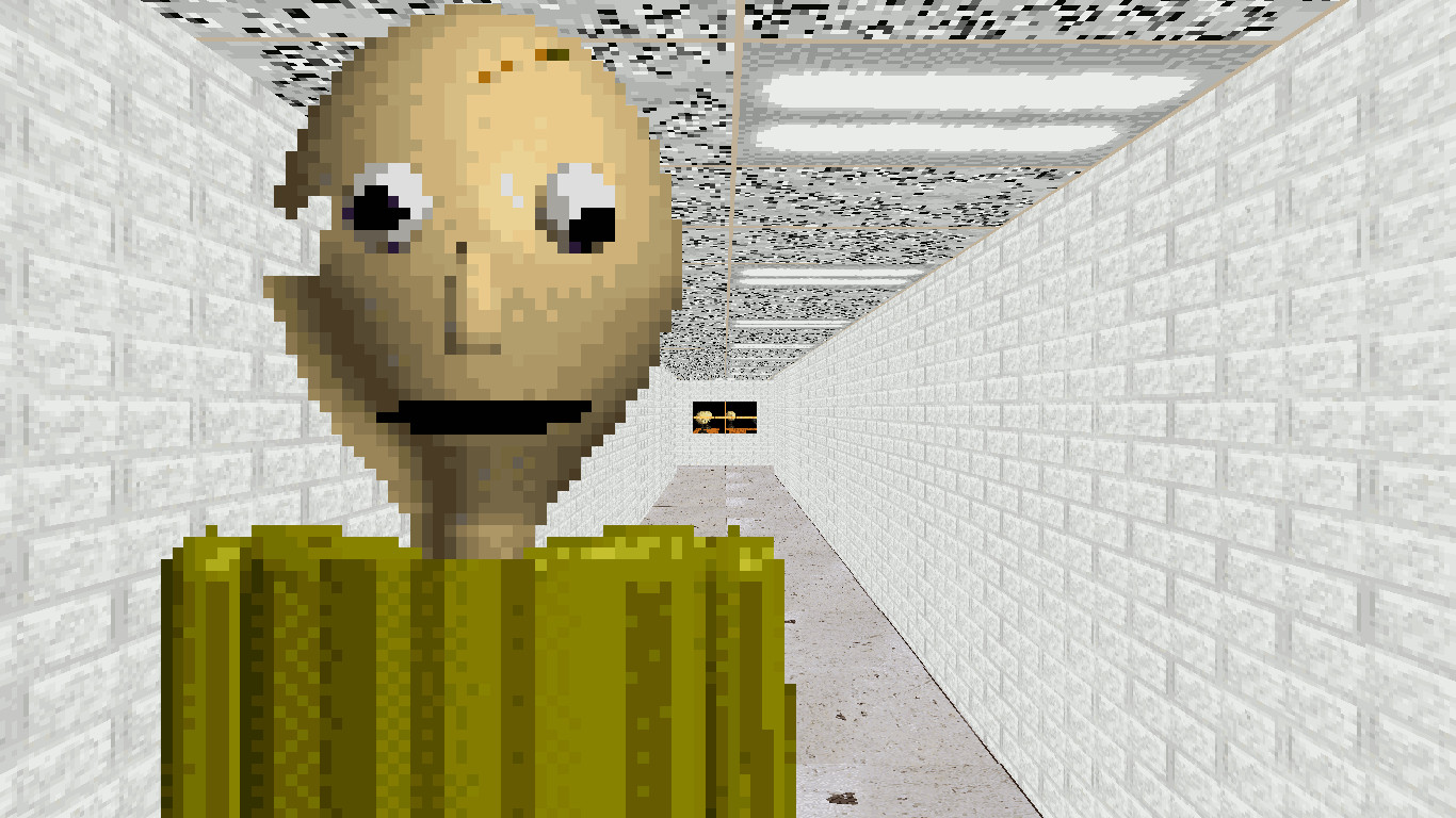 the scary yellow dude Mod for Baldi's Basics | Baldi Mods