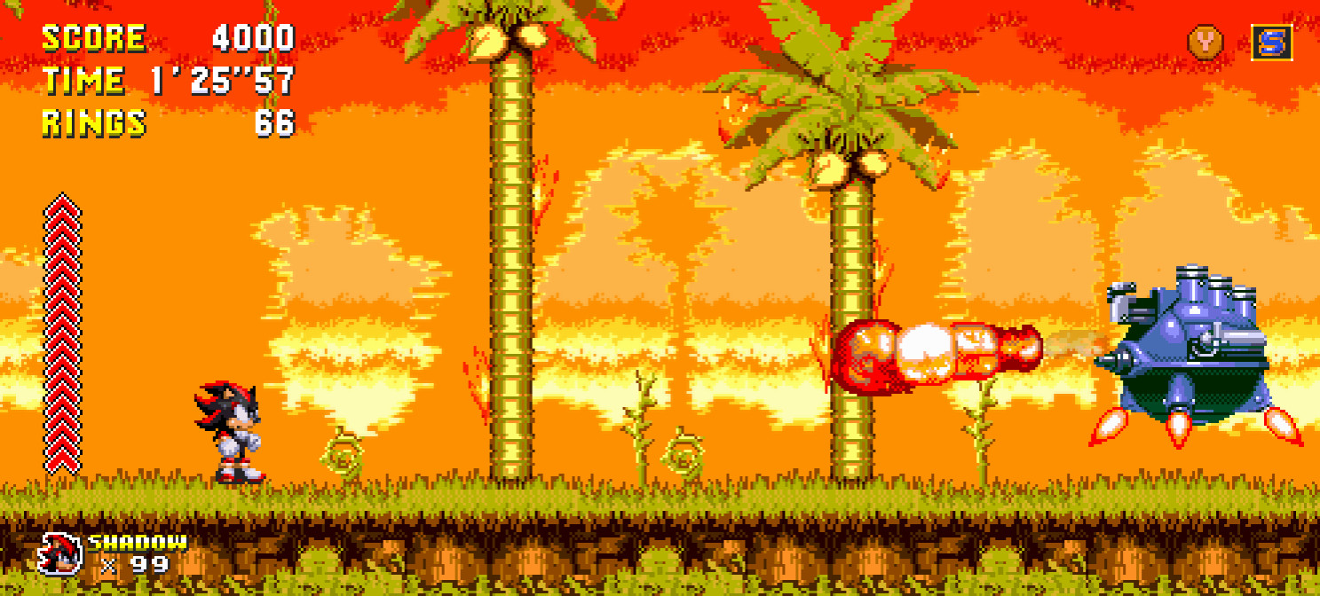 Fire Breath on the Edge Mod for Sonic 3 A.I.R. | S3AIR Mods