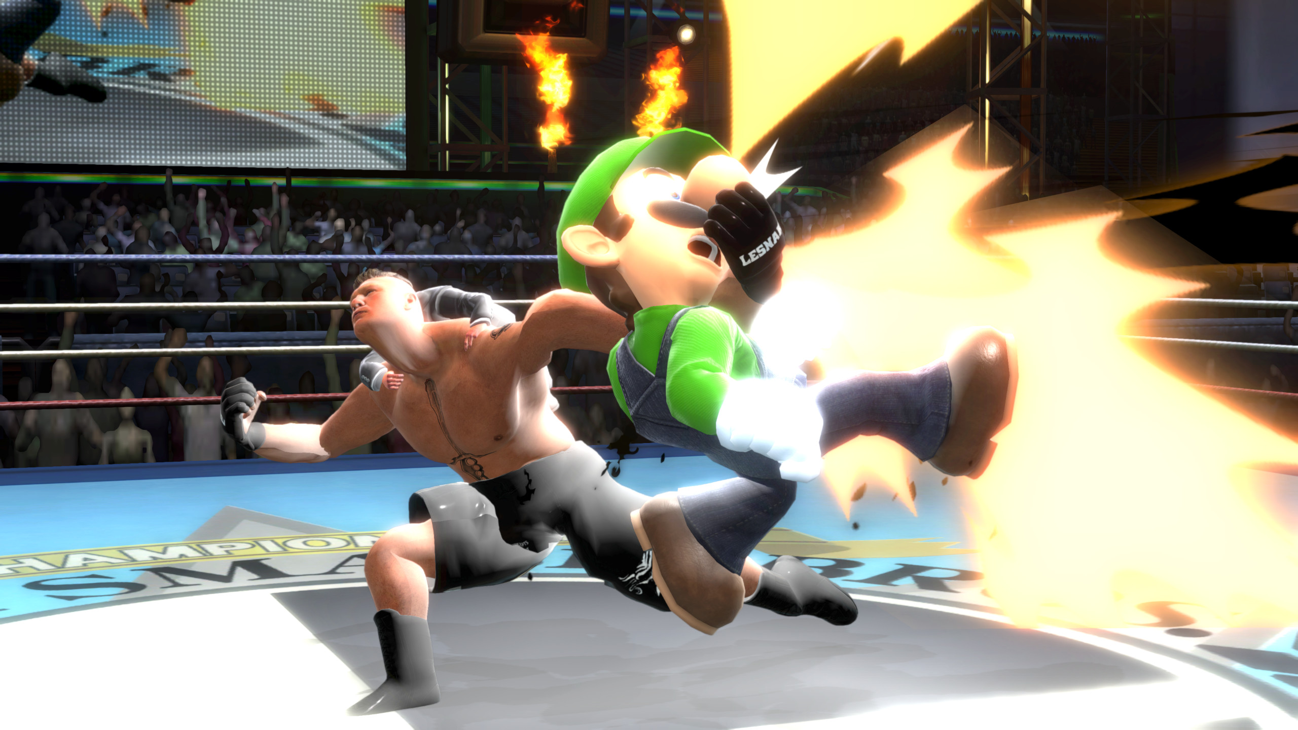 Brock Lesnar ft. Paul Heyman [April 1st Series] Mod for Super Smash ...
