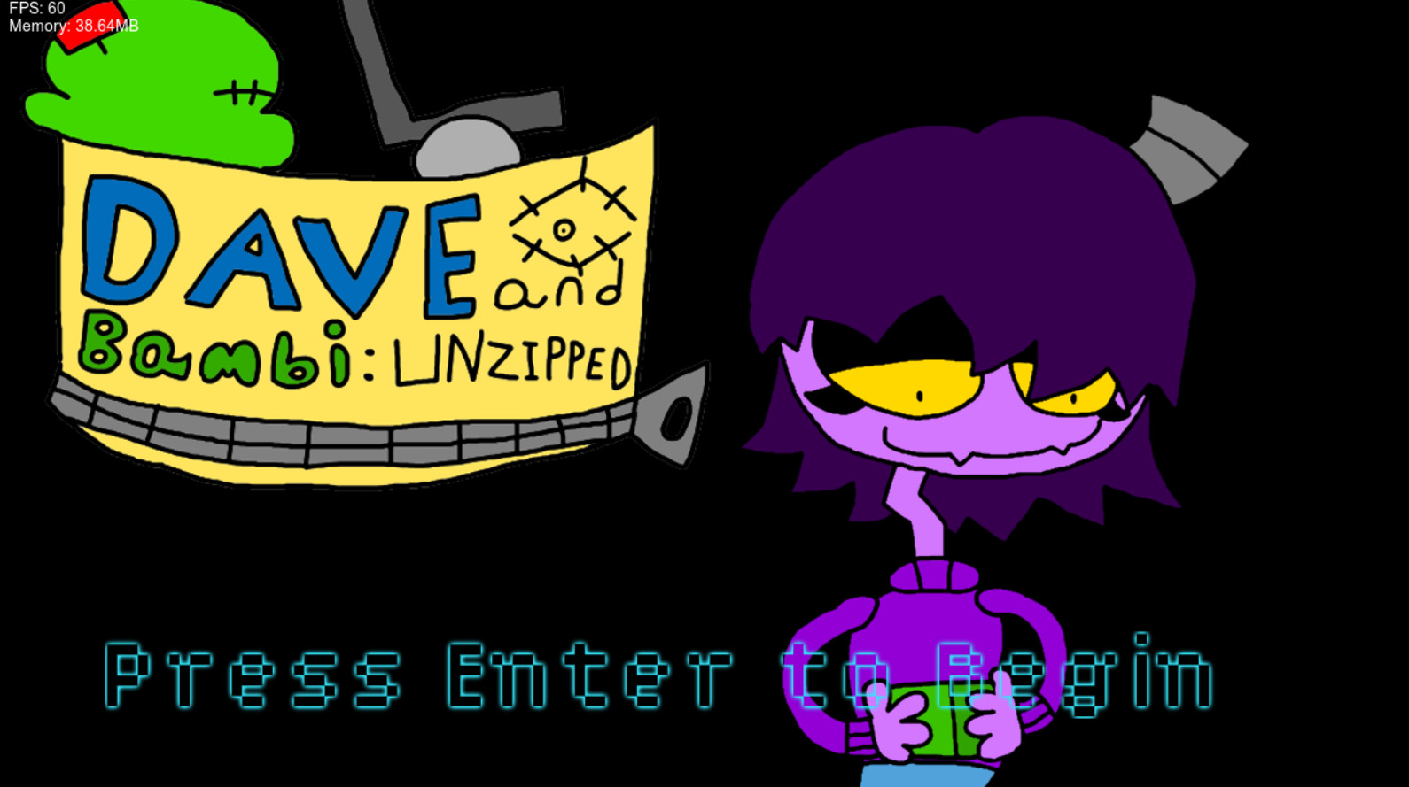 Vs. Dave and Bambi: Unzipped (April Fools Demo) Mod for Friday Night ...