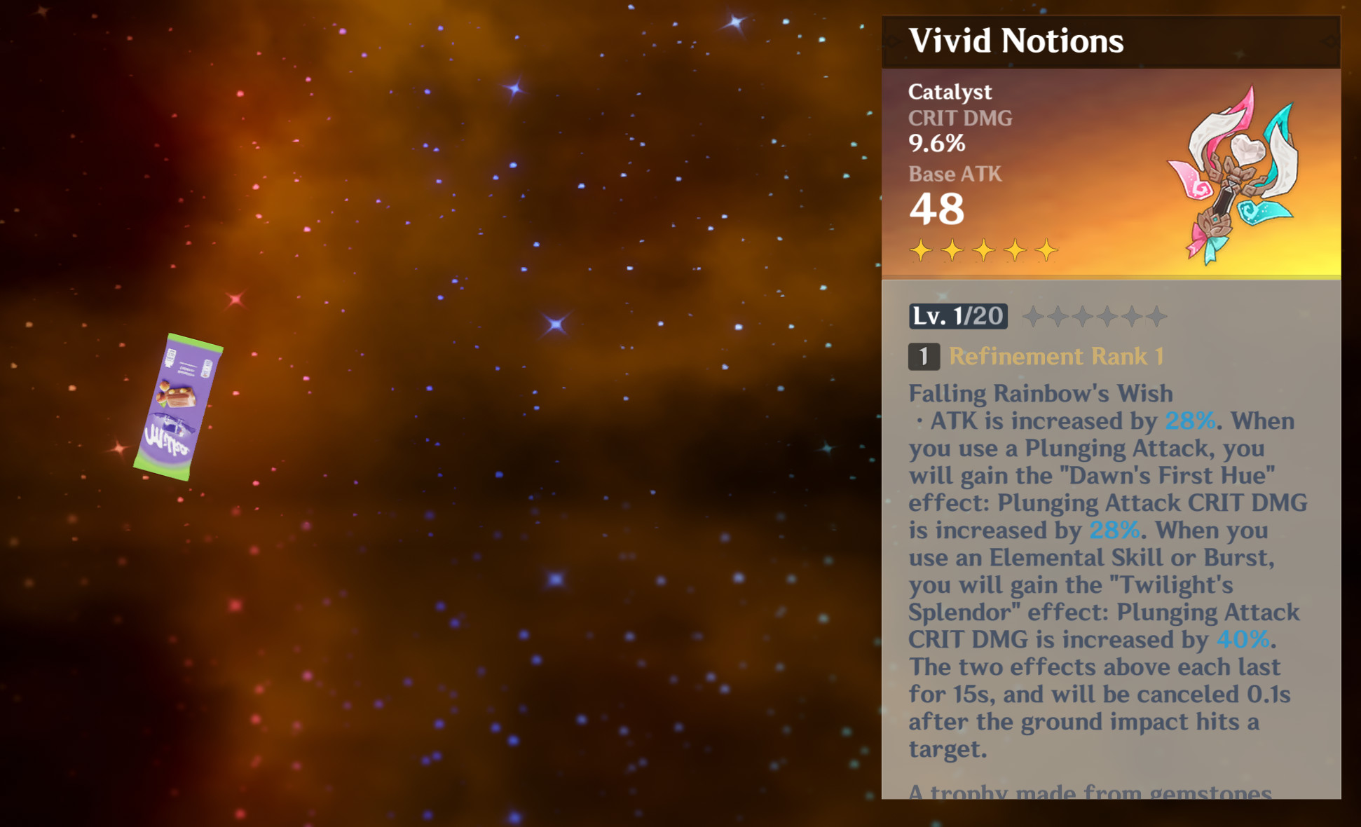 MILKA chocko as Vivid Notions Mod for Genshin Impact | GI Mods
