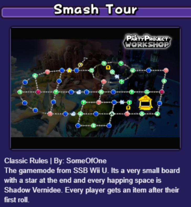 Smash Tour Board (Super Smash Bros. for Wii U) Mod for Party Project ...