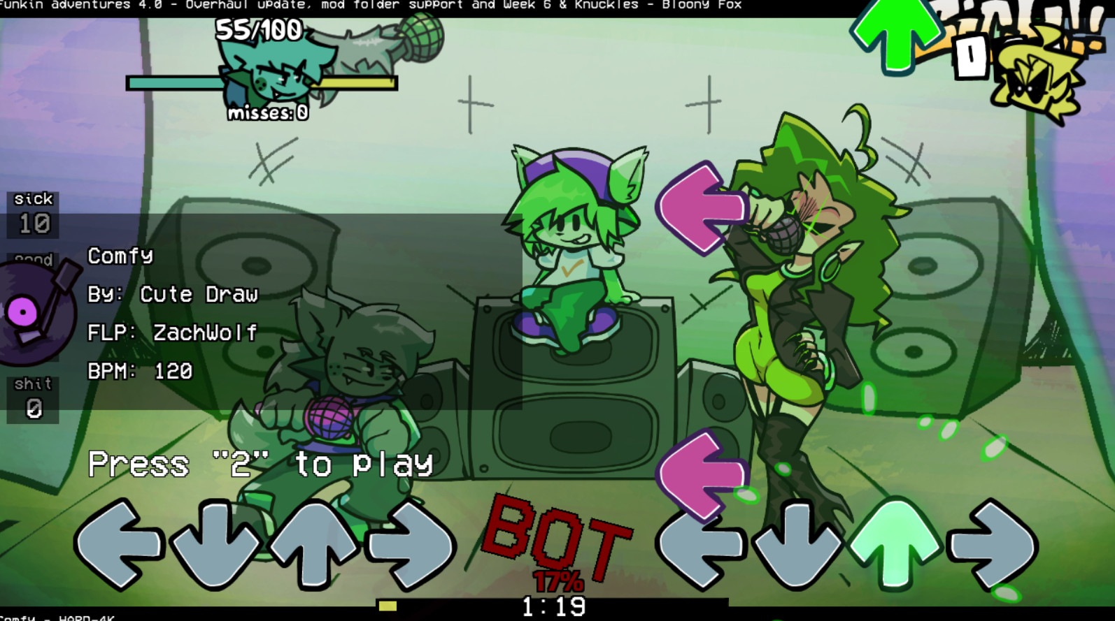 Funkin Adventures Multiplayer April 1 Mod for Friday Night Funkin' | FNF Mods