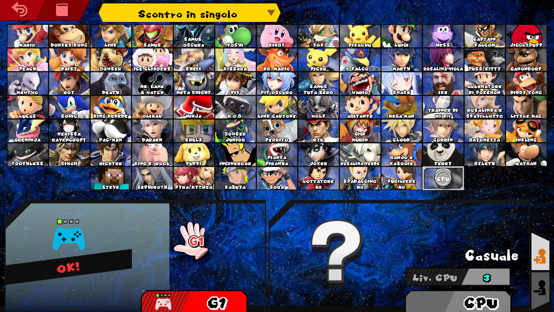 Dark Blue and Black CSS Mod for Super Smash Bros. Ultimate | SSBU Mods