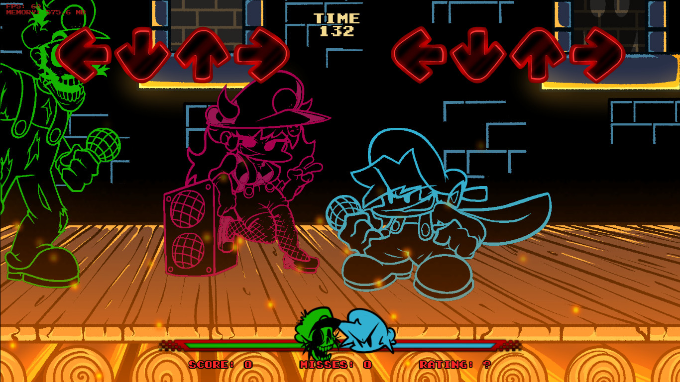 Mario's Madness Recolored Mod for Friday Night Funkin' | FNF Mods