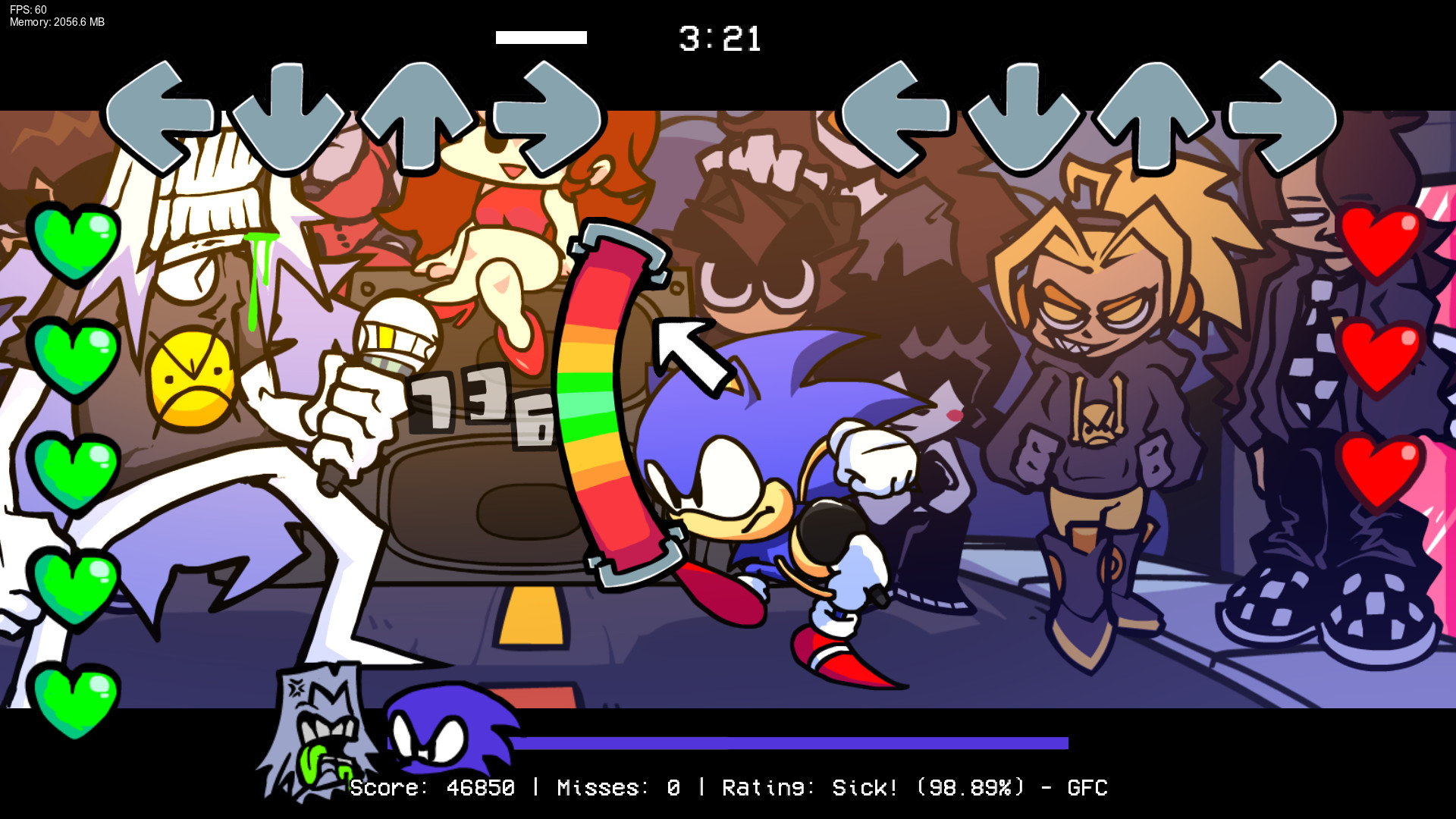 Bomber's Playable Sonic! Mod for Friday Night Funkin' | FNF Mods