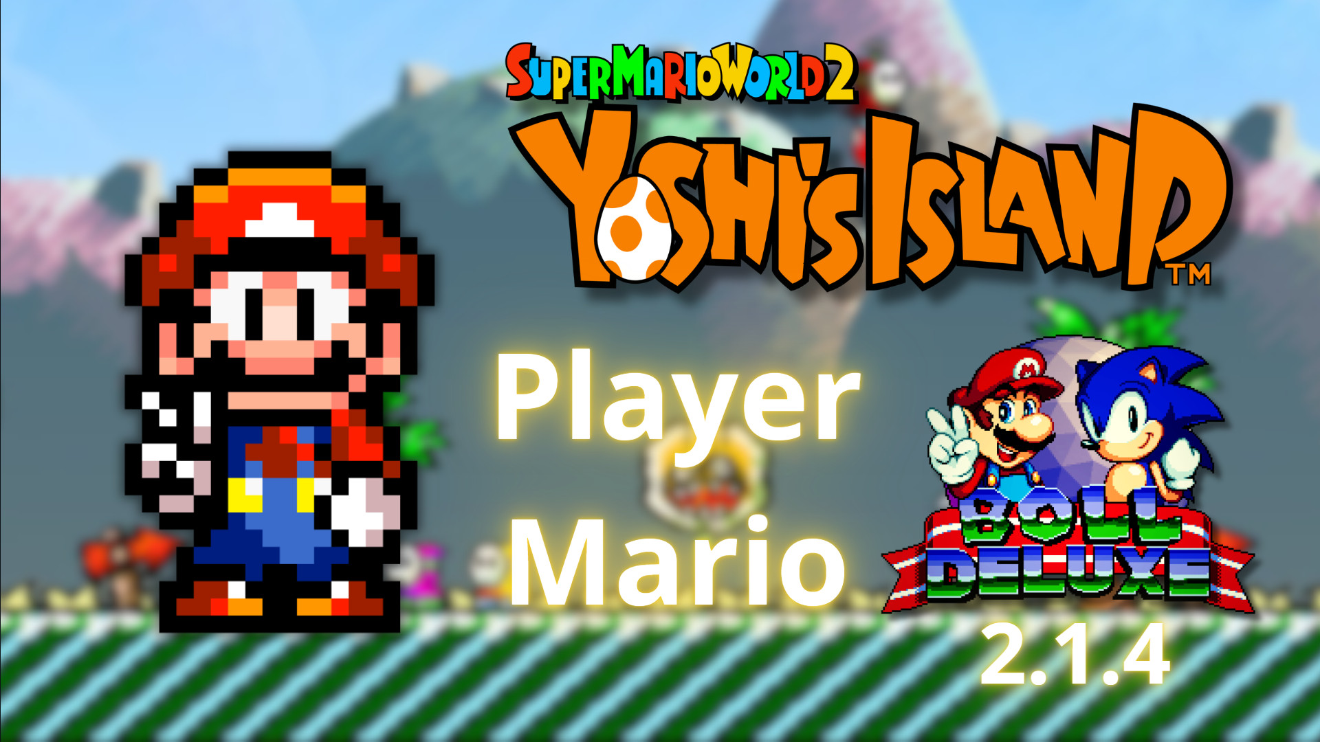SMW2 Yoshi Island Mario Mod for Boll Deluxe | BDX Mods