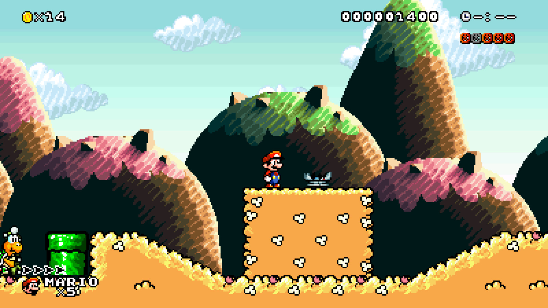 SMW2 Yoshi Island Mario Mod for Boll Deluxe | BDX Mods