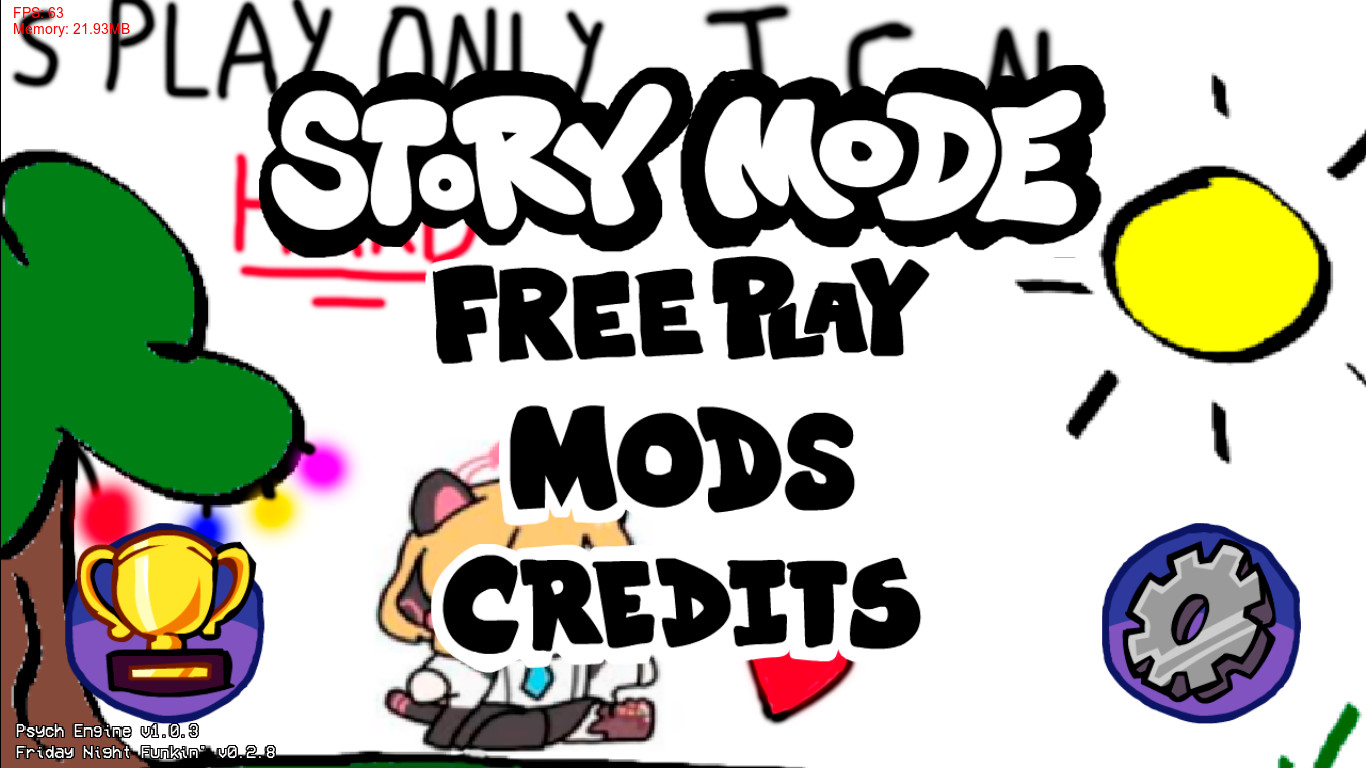 Saiba Momoi meme (vs oh my gotto) FNF BF MIX Mod for Friday Night ...