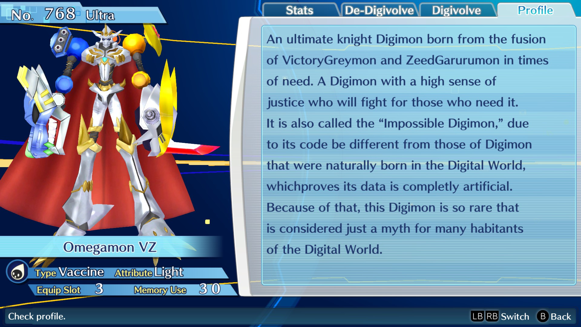 Omegamon / Omnimon VZ Mod for Digimon Story Cyber Sleuth: Complete Edition | DSCS Mods