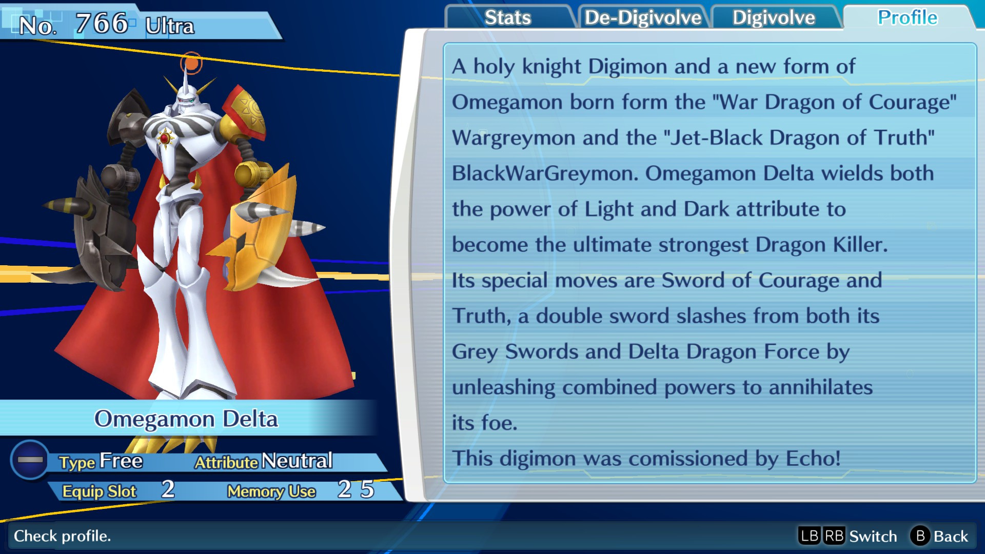 Omegamon / Omnimon Delta Mod for Digimon Story Cyber Sleuth: Complete Edition | DSCS Mods