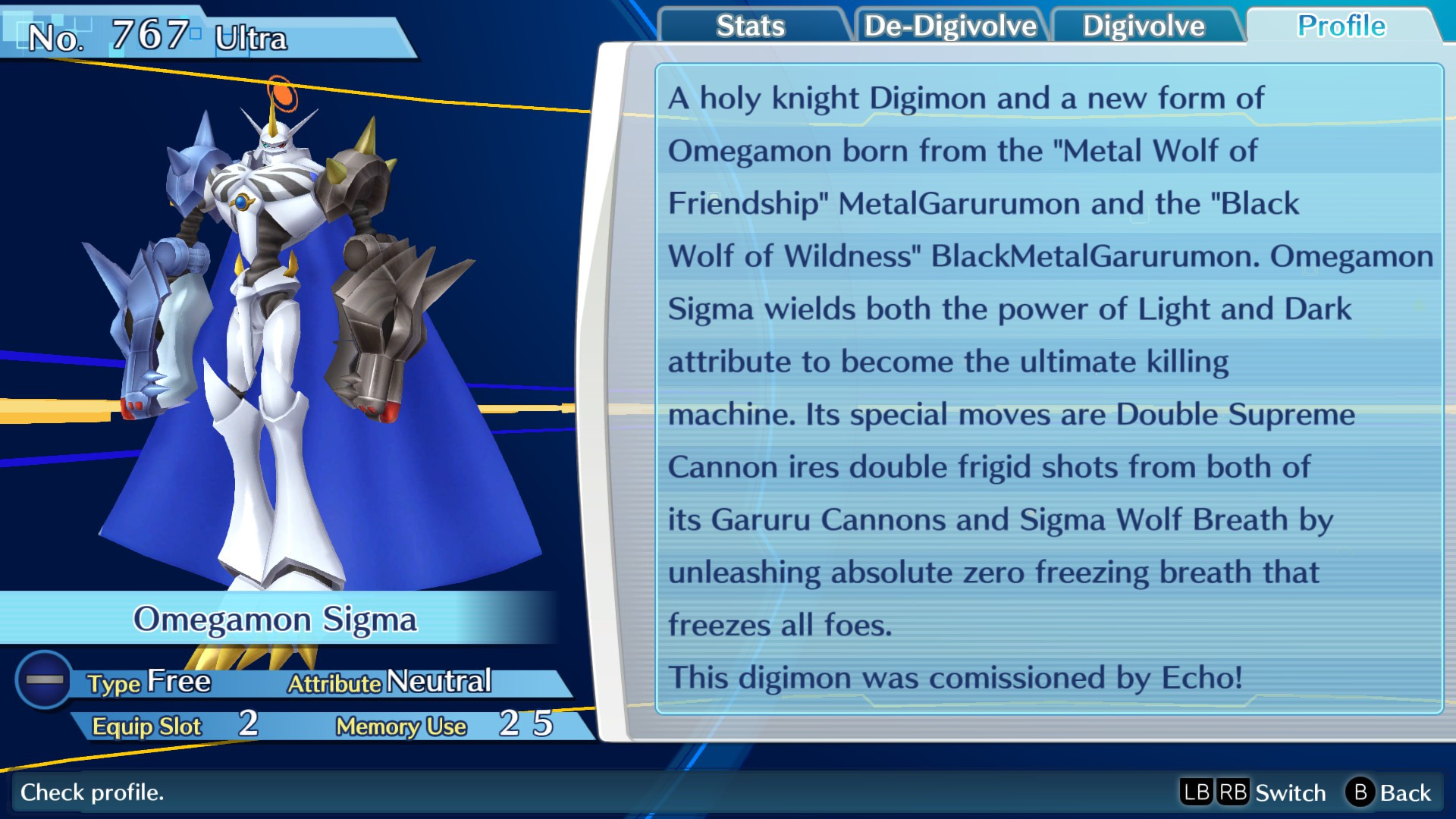 Omegamon / Omnimon Sigma Mod for Digimon Story Cyber Sleuth: Complete Edition | DSCS Mods