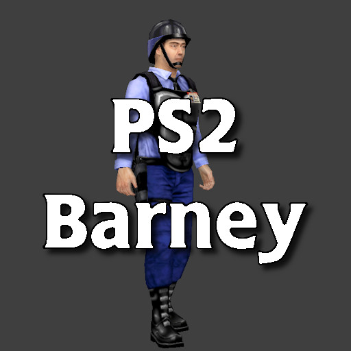 PS2 Barney Mod for Half-Life: Source | HL:S Mods