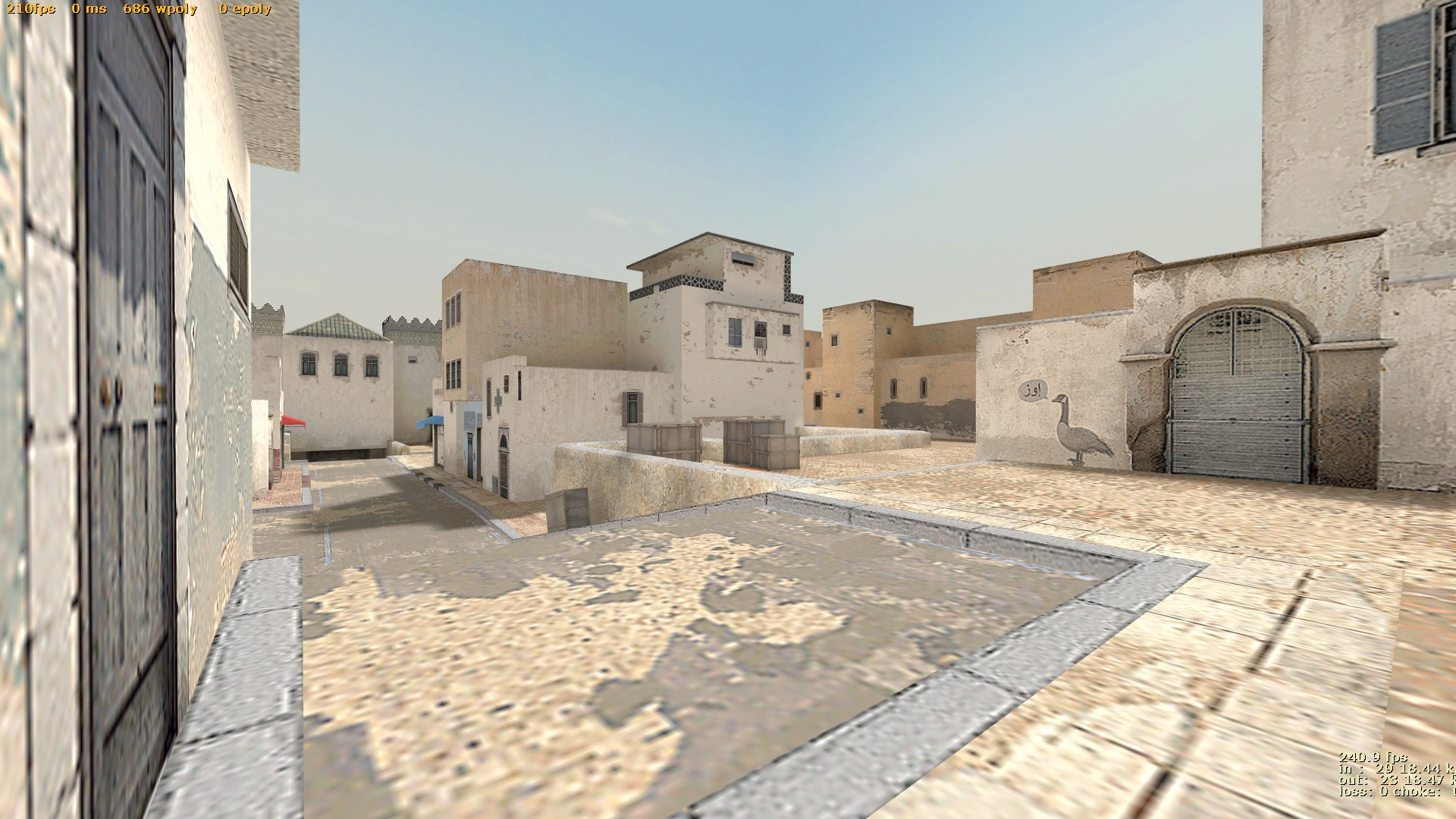 GO: Dust II Long | csg_dust2_long Mod for Counter-Strike 1.6 | CS1.6 Mods