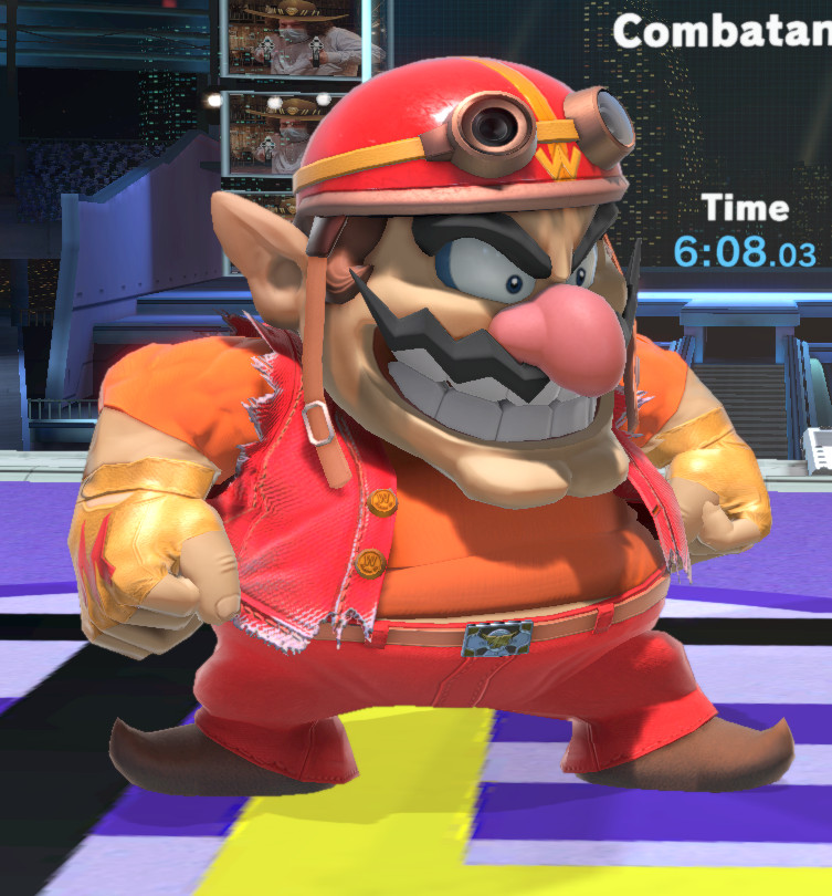ARK Wario (fire recolor + effects) Mod for Super Smash Bros. Ultimate ...