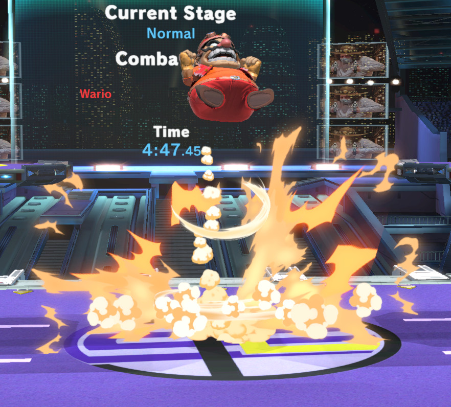 ARK Wario (fire recolor + effects) Mod for Super Smash Bros. Ultimate ...