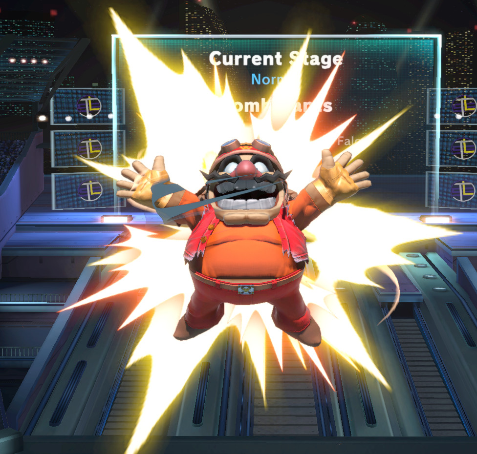ARK Wario (fire recolor + effects) Mod for Super Smash Bros. Ultimate ...