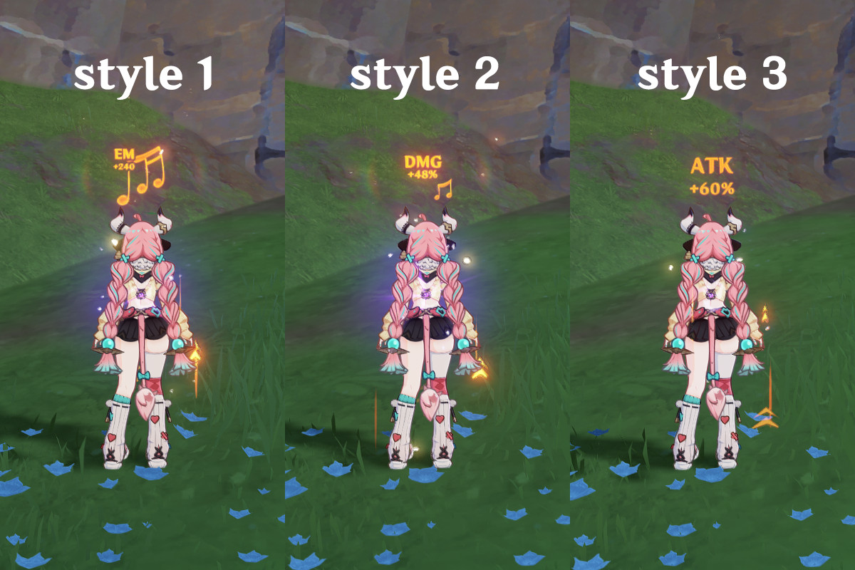 [EN/ZH]Widsith Effect Indicator Icons 流浪乐章效果显示 Mod for Genshin Impact ...