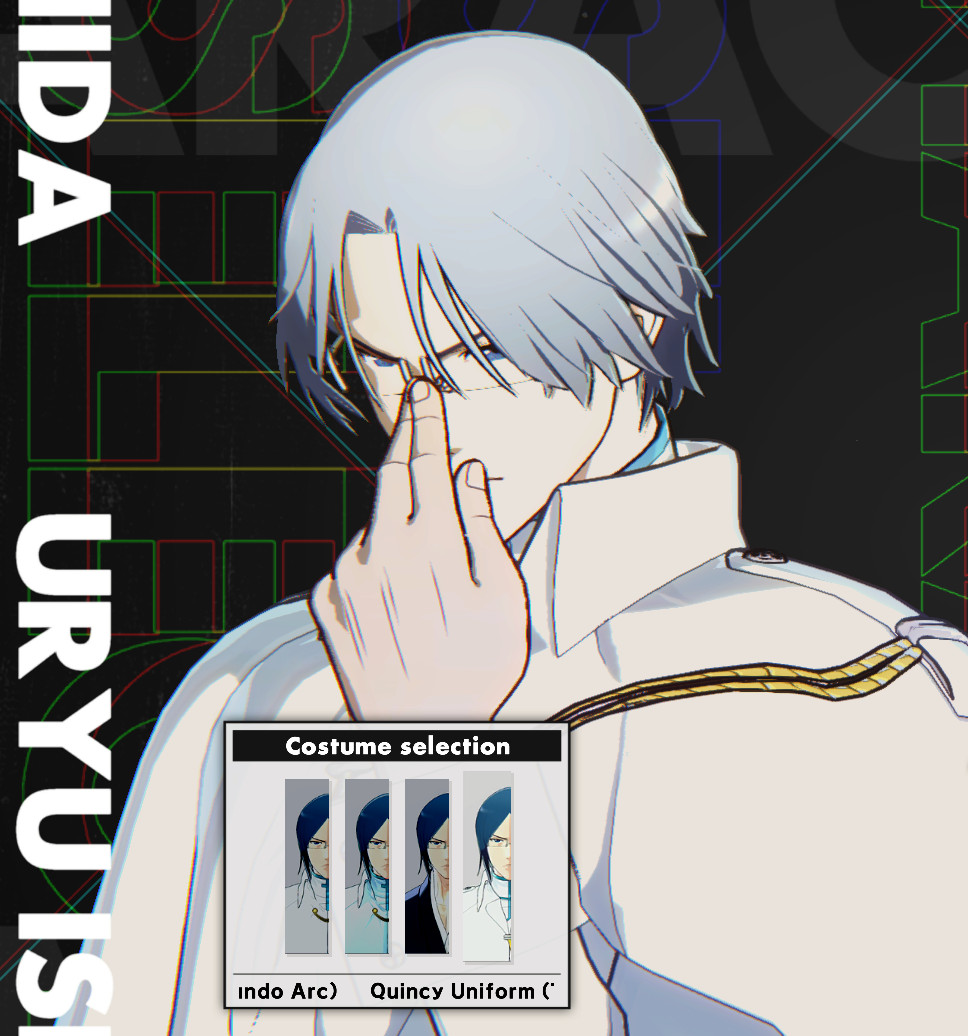 Ryuken Ishida Model: Playable As Uryu Mod for Bleach: Rebirth of Souls | Bleach RS Mods