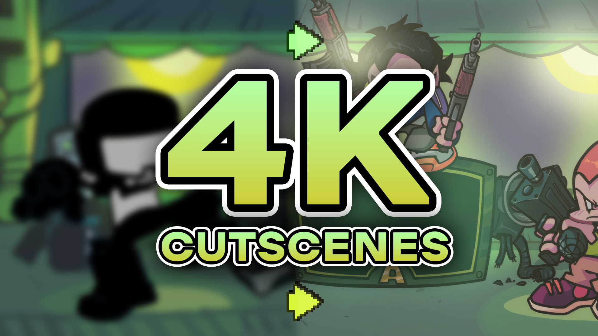 4K Cutscenes [Upscale] Mod for Friday Night Funkin' | FNF Mods
