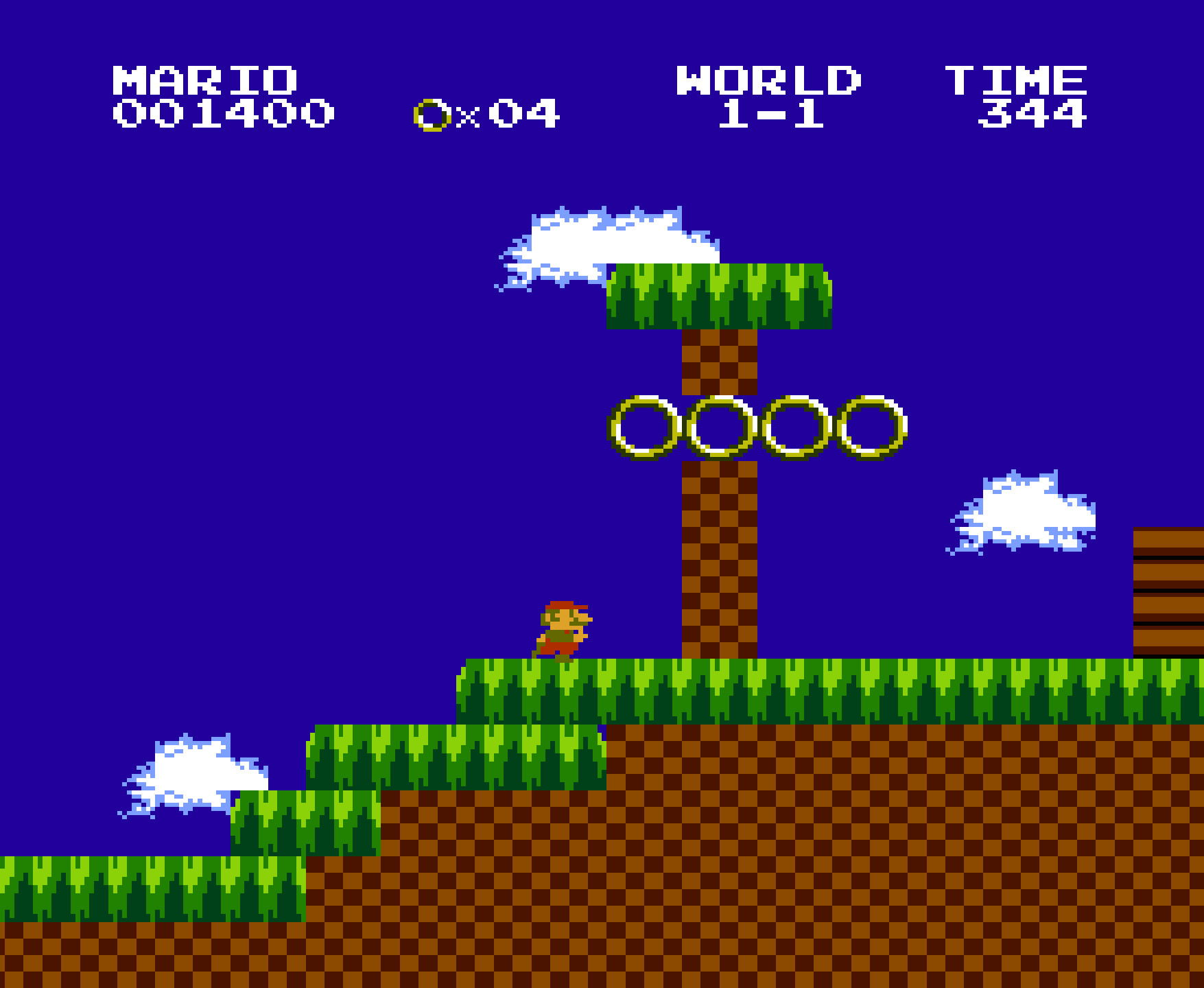 Green Hill Zone Mod for Super Mario Bros | SMB1 Mods