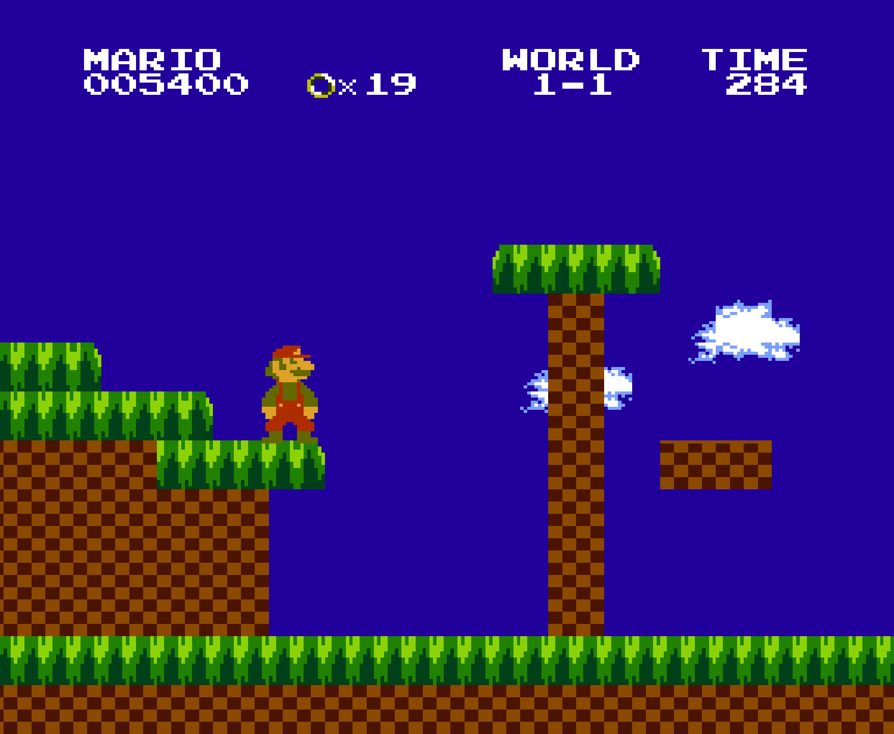 Green Hill Zone Mod for Super Mario Bros | SMB1 Mods