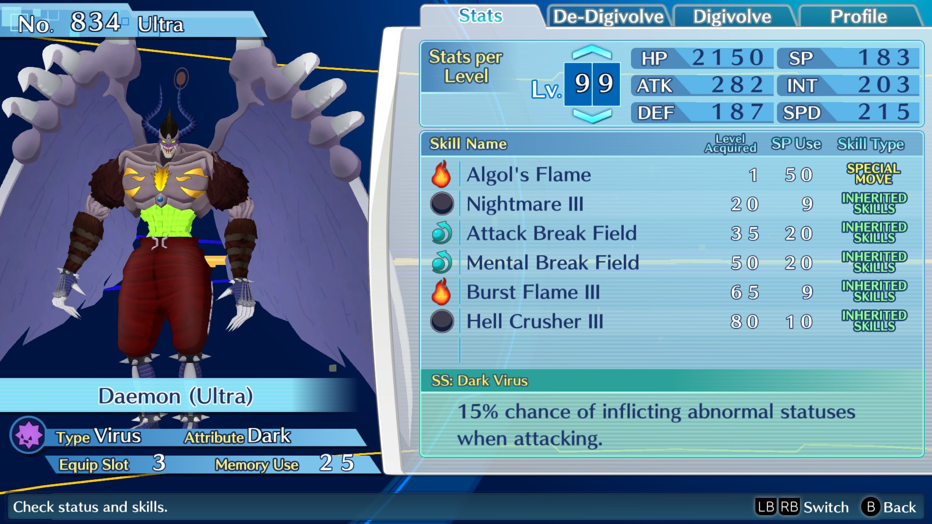 Daemon Ultra / Demon Super Ultimate Mod for Digimon Story Cyber Sleuth ...